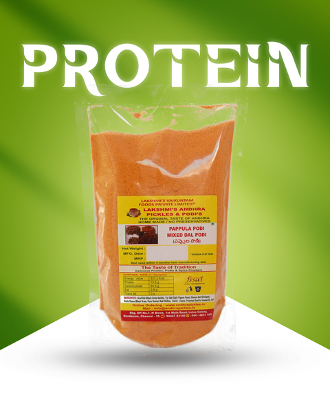 PAPPULA PODI (GUN POWDER) – Lakshmi's Andhra Pickles & Podis